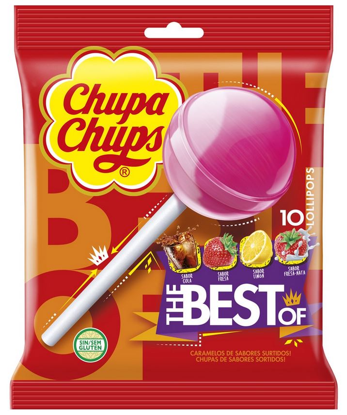Chupa Chups The Best of Lollipop Bag 120g – Shams Shopping Centre