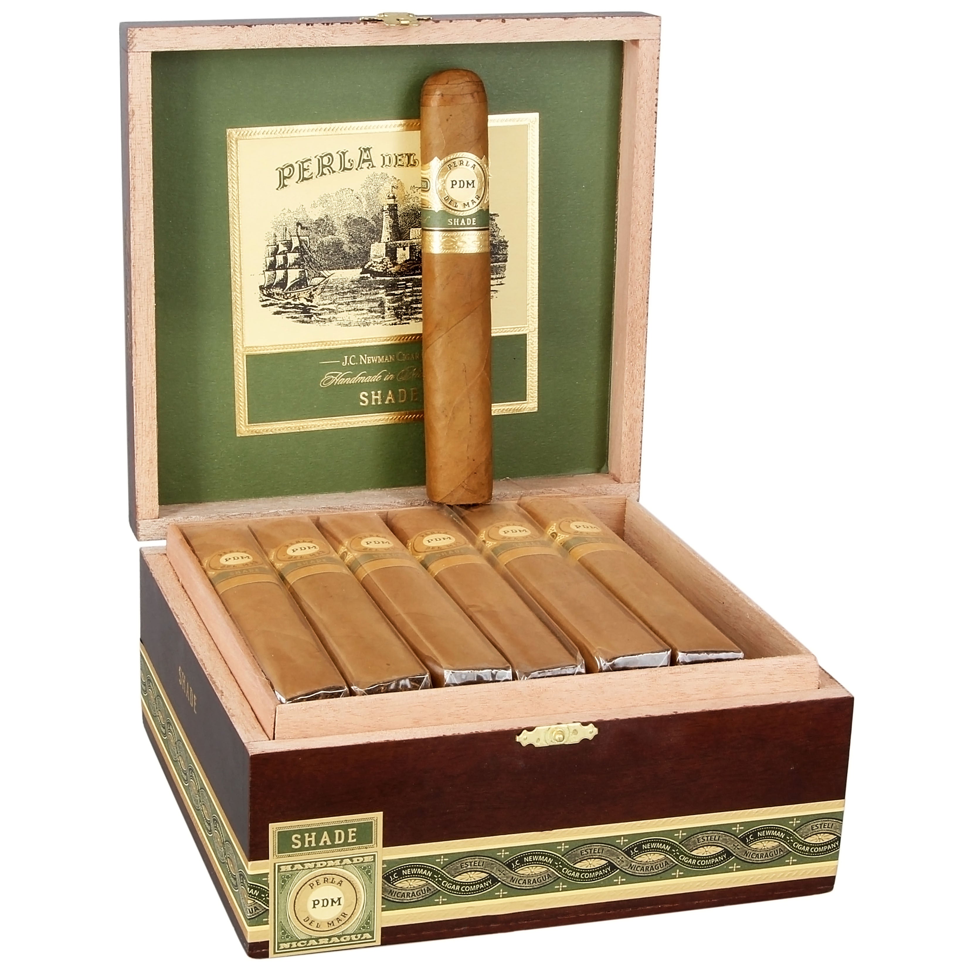 Perla del Mar Shade Double Toro 6x60 Cigar (Single Cigar) – Shams ...