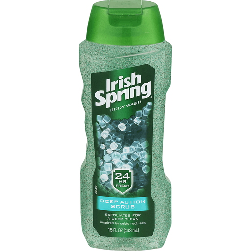Irish spring deep action scrub body wash 443ml – Shams Shopping Centre