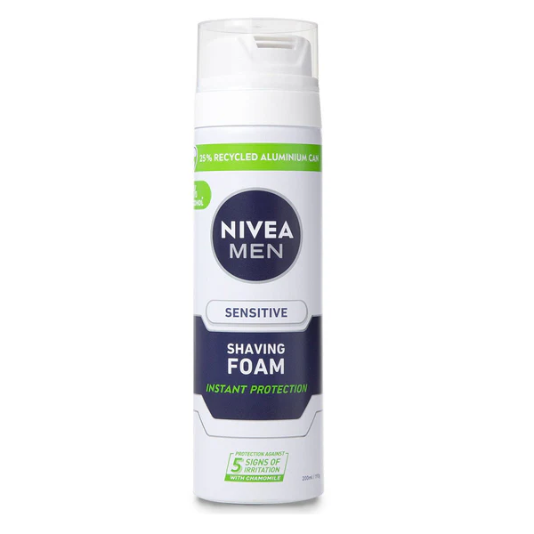 Nivea Men Sensitive Shaving Foam 200ml – Shams Shopping Centre