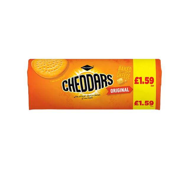 Jacob's Smoked Cheddar Cheese Crackers 150g – Shams Shopping Centre