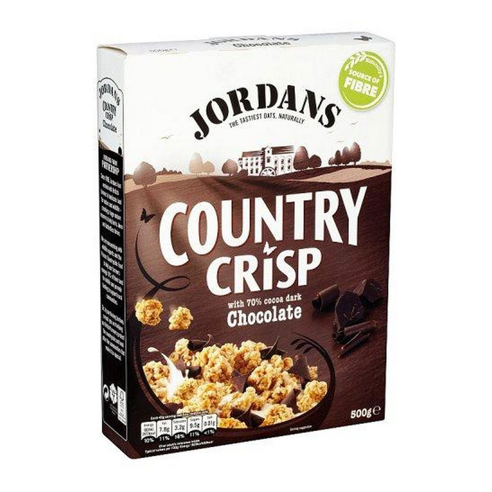 Jordans Country Crips Dark Chocolate 400g – Shams Shopping Centre