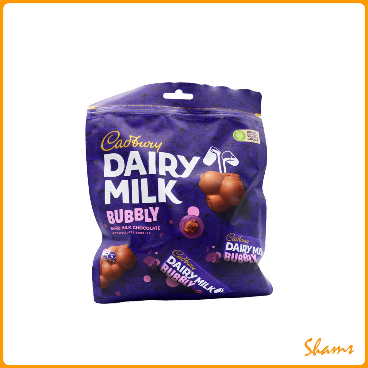 Cadbury Dairy Milk Bubbly Mini Pack 135g – Shams Shopping Centre