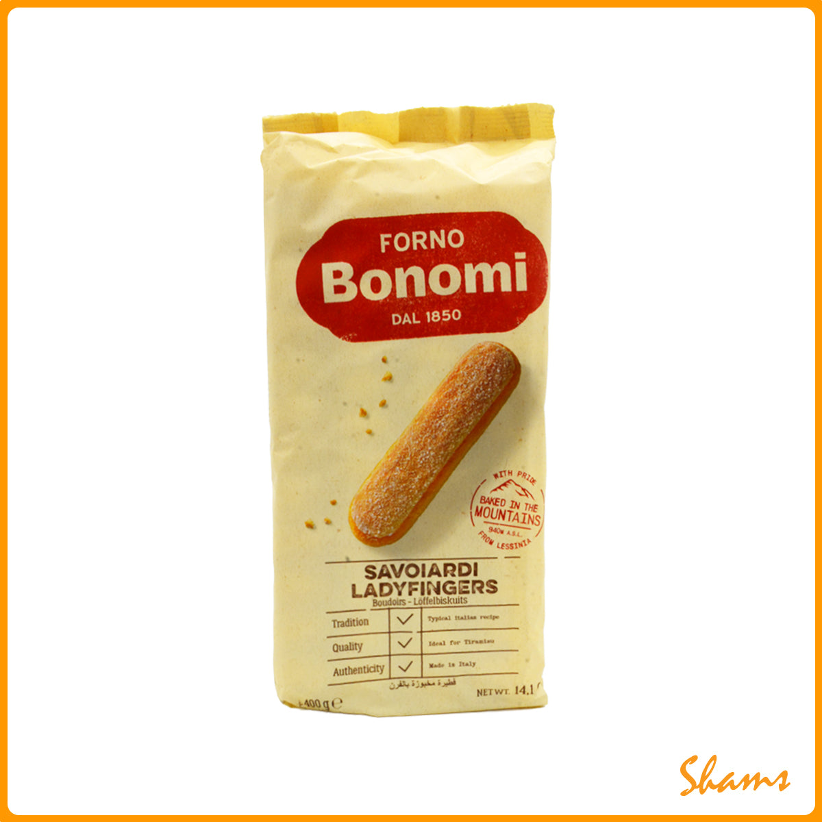Forno Bonomi Lady Finger 400gm – Shams Shopping Centre