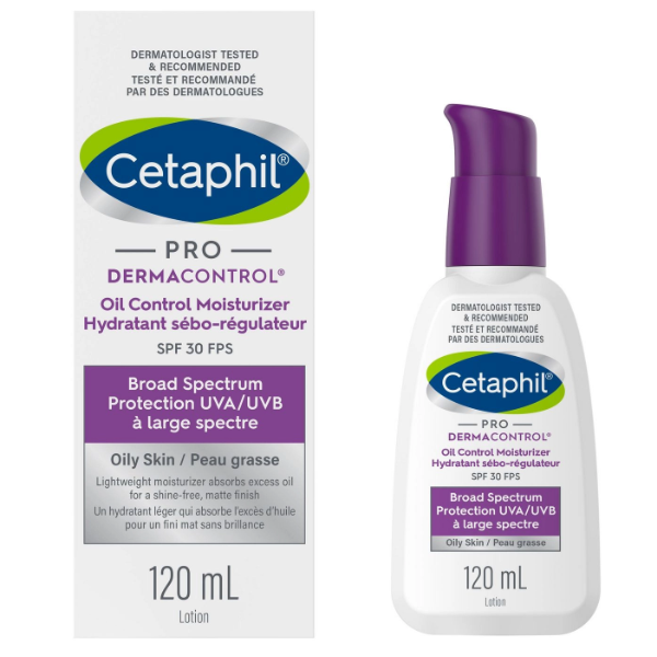 Cetaphil Pro Derma Control Oil Absorbing Moisturizer 118ml – Shams ...