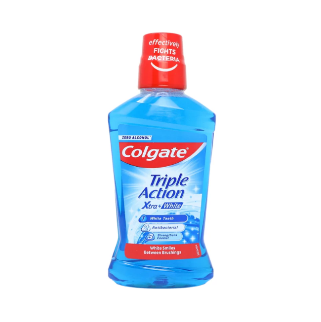 Colgate Triple Action Xtra White Mouth Wash 500ml – Shams Shopping Centre
