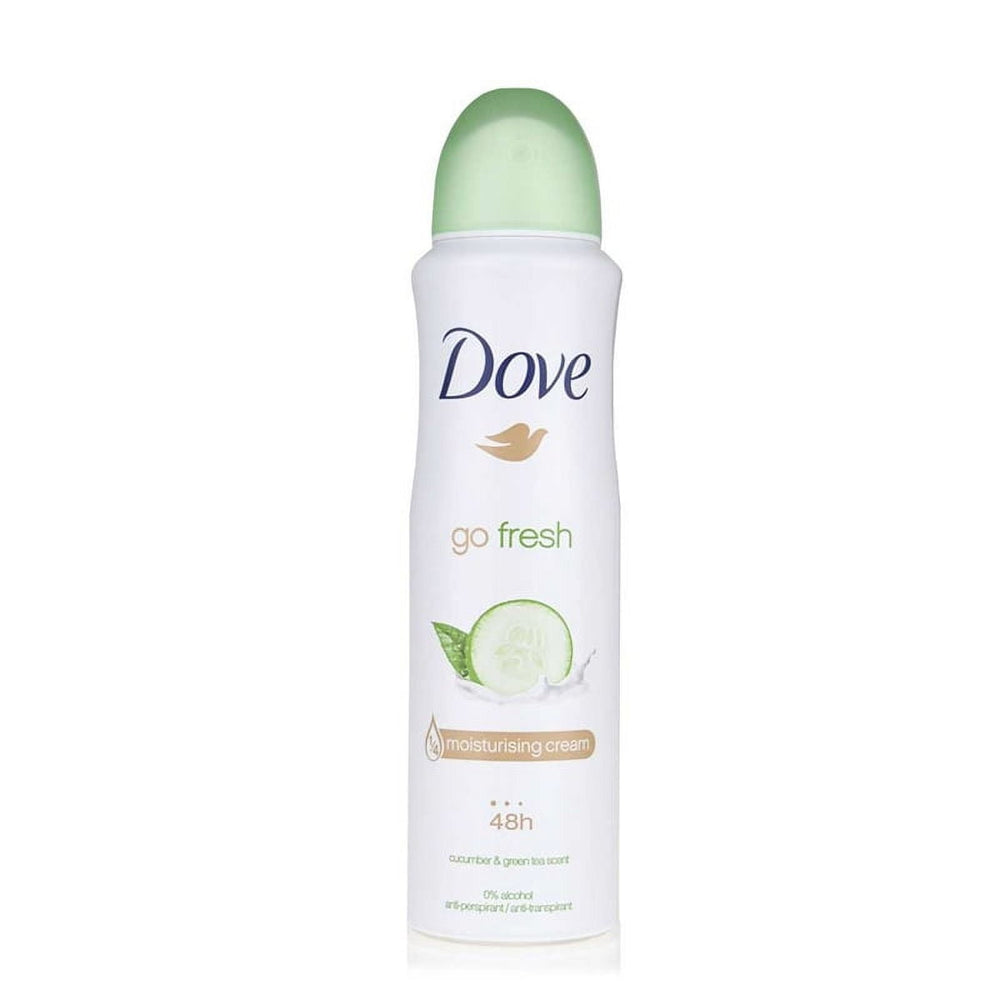 Dove Go Fresh Cucumber & Green Tea Deodorant Spray 150ml – Shams ...
