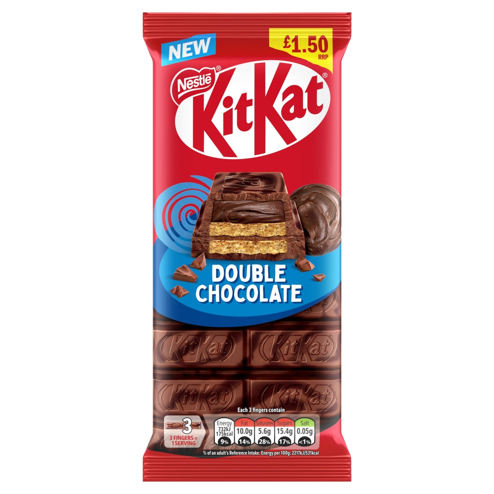 Nestle Kit Kat Double Chocolate Bar 99g – Shams Shopping Centre