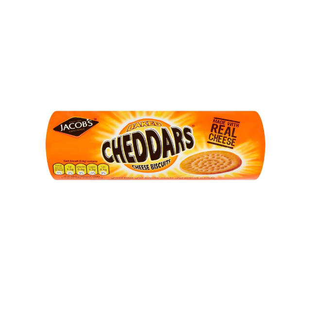 Jacob's Baked Cheddars Cheese Biscuits 150g – Shams Shopping Centre