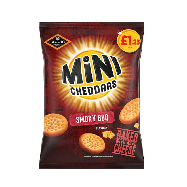 Jacob's Mini Cheddars Smoky BBQ Baked Snacks 90g – Shams Shopping Centre