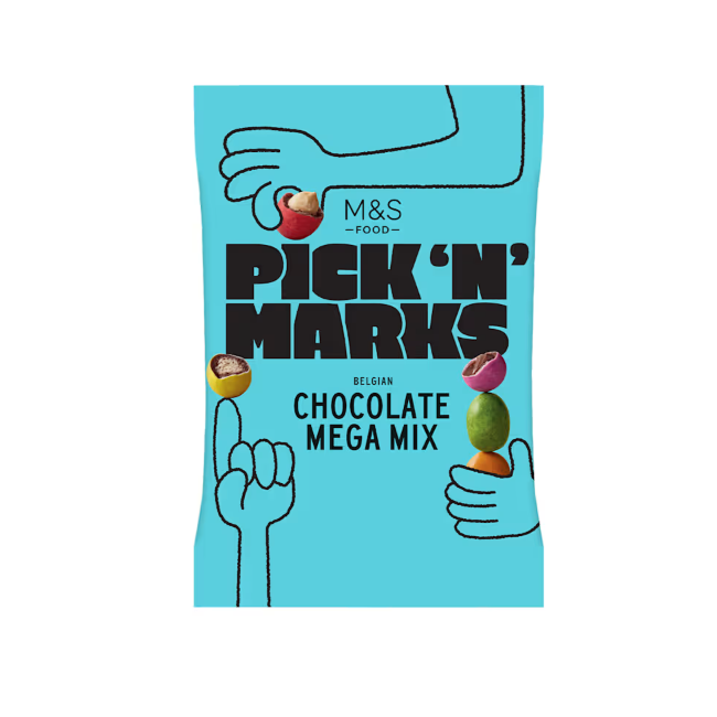 M&S Pick N Marks Chocolate Mega Mix 150g – Shams Shopping Centre