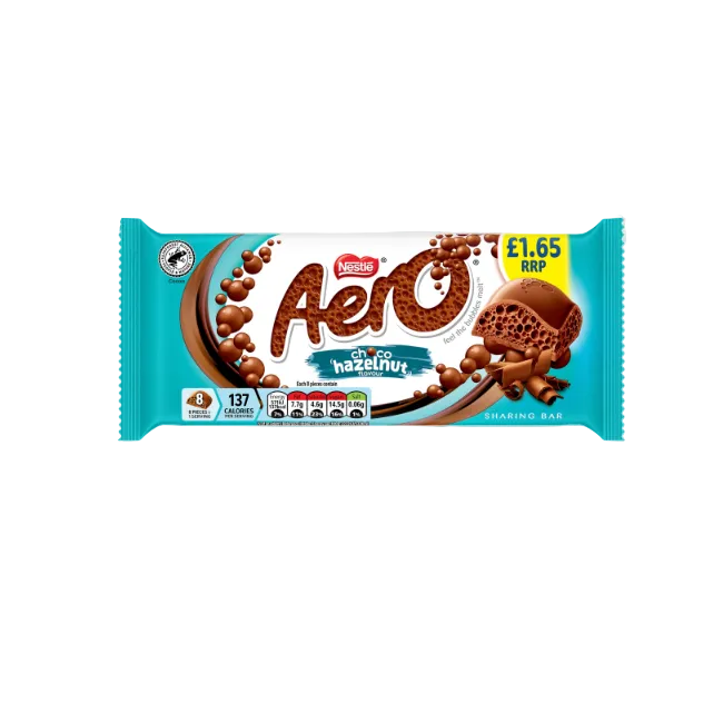 Nestle Aero Choco Hazelnut Bar 90g – Shams Shopping Centre