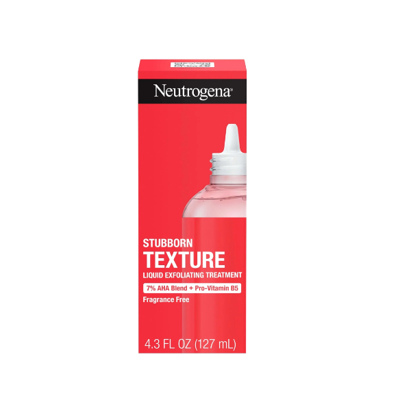 Neutrogena Stubborn Texture Liquid Exfoliating Treatment 7% AHA Blend ...