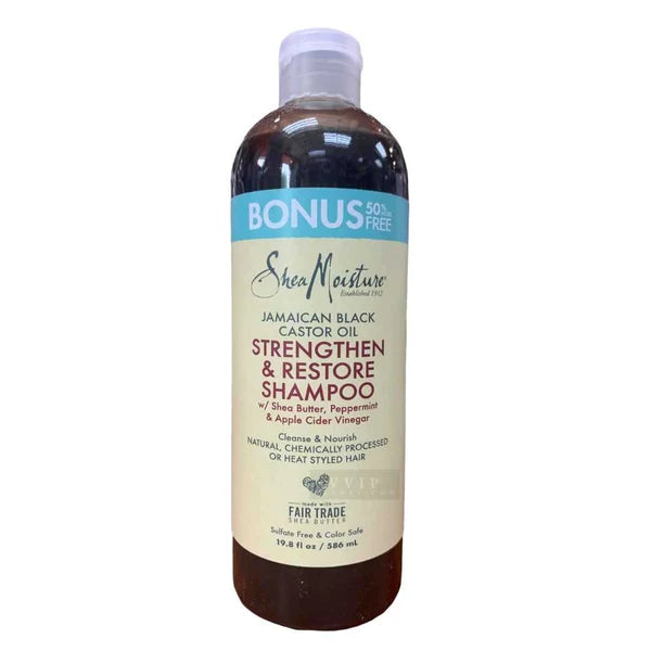 Shea Moisture Jamaican Black Castor Oil Strengthen & Restore Shampoo 5 ...