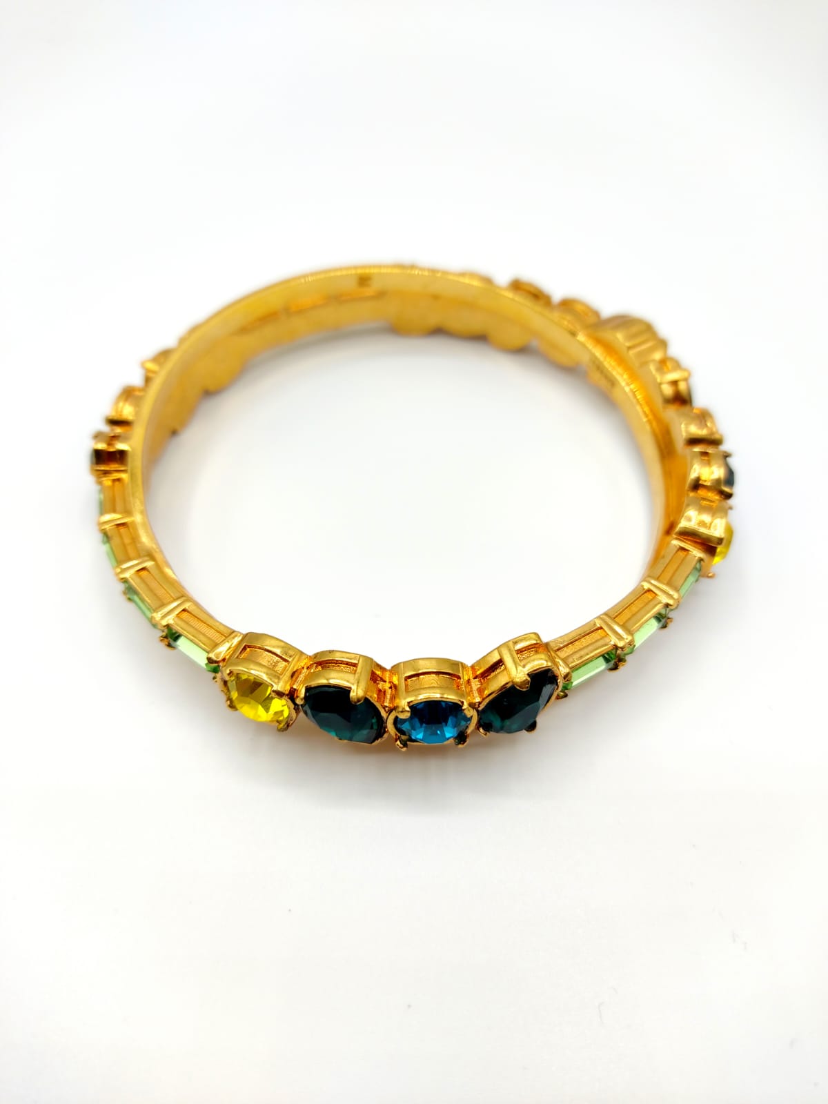 Versace Double Bangle Gold With Stones – Shams Shopping Centre