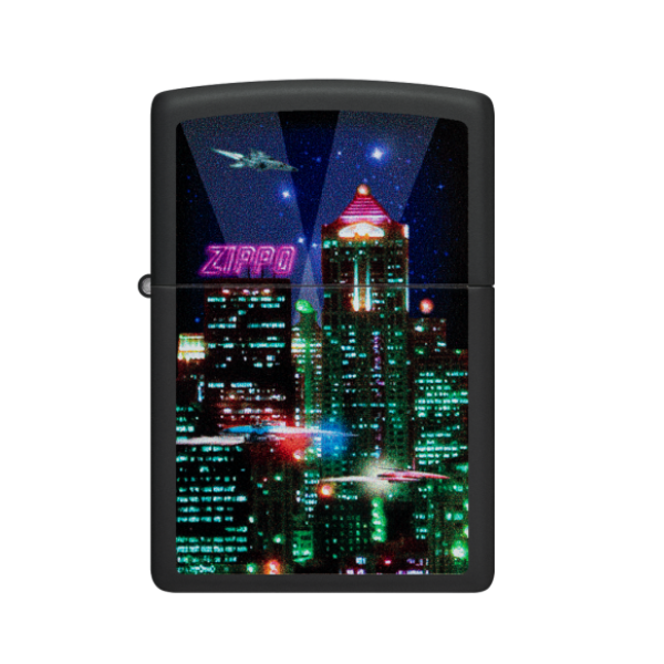 Zippo 48506 Cyber City Design | Zippo Lighters | Zippo – Shams Shopping ...