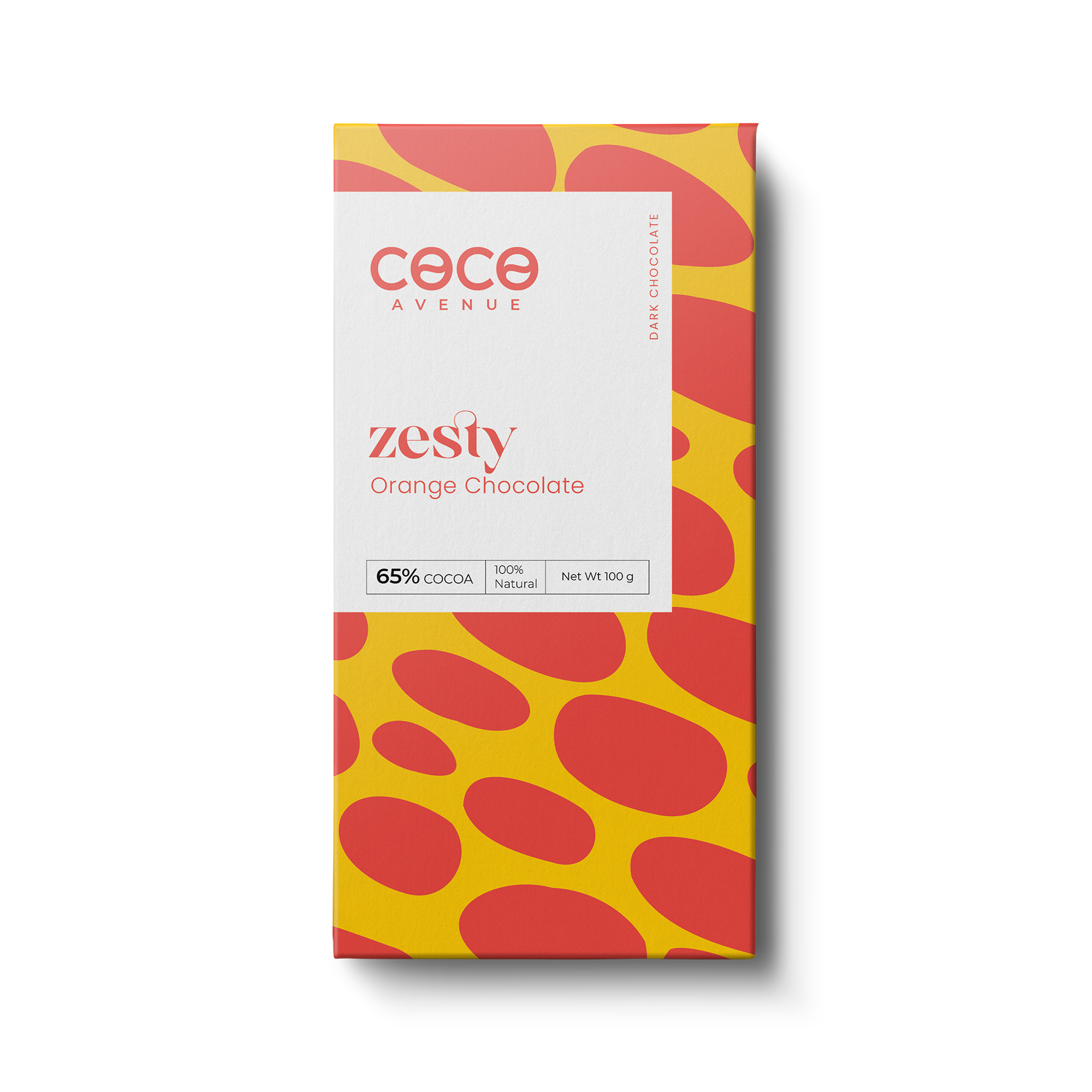 Coco Avenue Zesty Orange 65% Choocolate 100g – Shams Shopping Centre