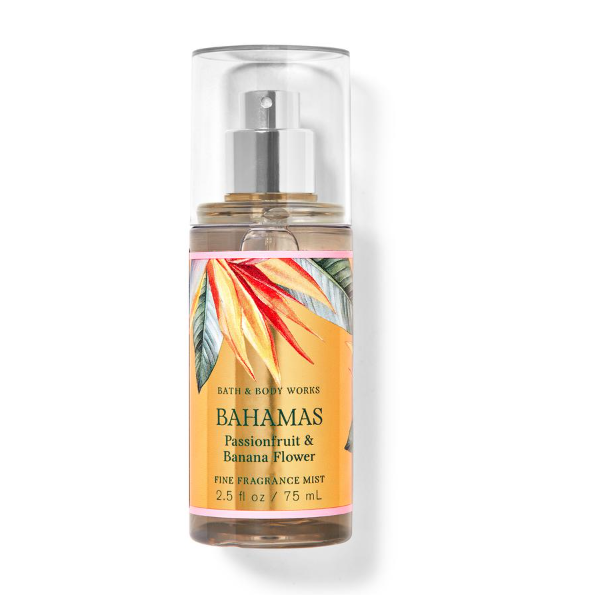 BBW Bahamas Passionfruit & Banana Flower Fine Fragrance Mist 75ml ...