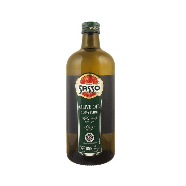 Sasso Pure Olive Oil 1Litre (Bottle) – Shams Shopping Centre