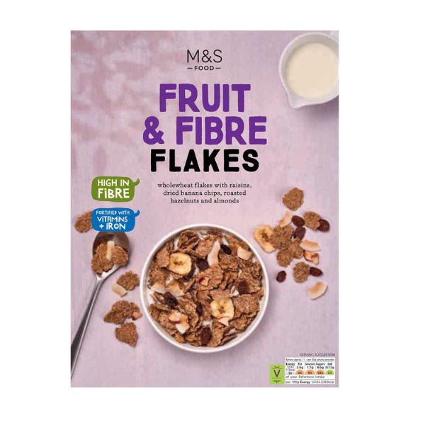 M&S Fruit & Fibre Flakes 500g – Shams Shopping Centre