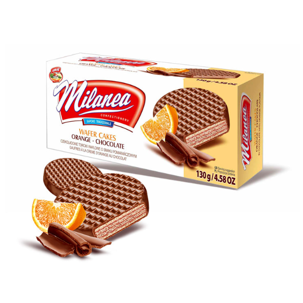 Lumar Milanea Wafer Cakes Milk Chocolate Hazelnut 130g – Shams Shopping ...