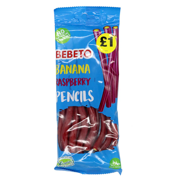 Bebeto Banana Raspberry Pencils 160g – Shams Shopping Centre