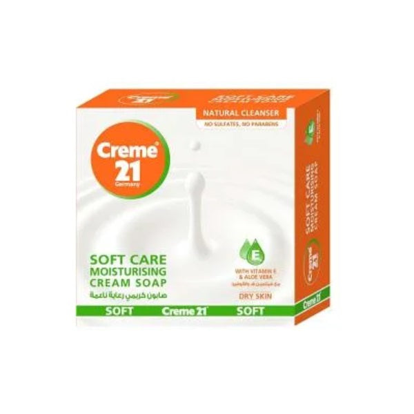 Creme21 Soft Care Moisturising Soap 125g – Shams Shopping Centre