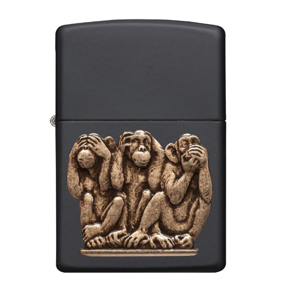 Zippo Three Monkeys Genuine Lighter – Shams Shopping Centre