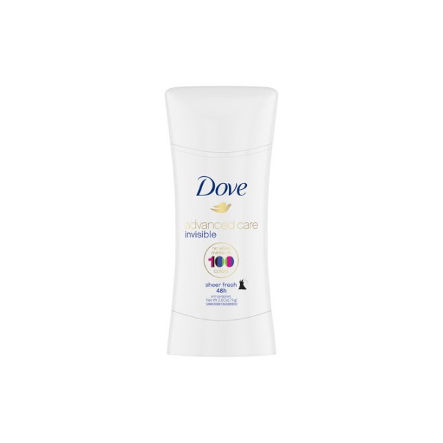Dove Advanced Invisible 100 Sheer Fresh Stick 74g | Deodorant | Dove ...