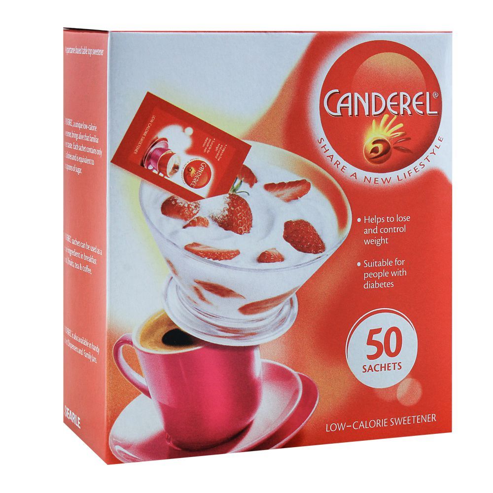 Canderel Sachets Sweetener 50pcs – Shams Shopping Centre