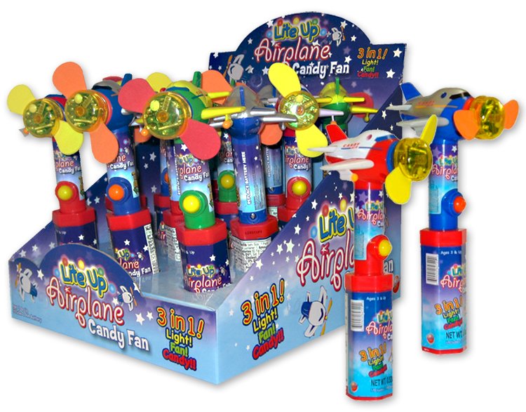 Lite up Airplane Candy Fan 15g – Shams Shopping Centre