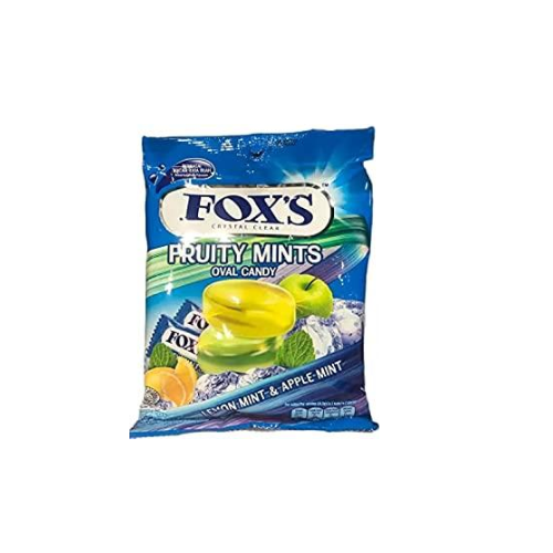 Fox's Fruity Mints Oval Candy Lemon Mint & Apple Mint 125g – Shams ...