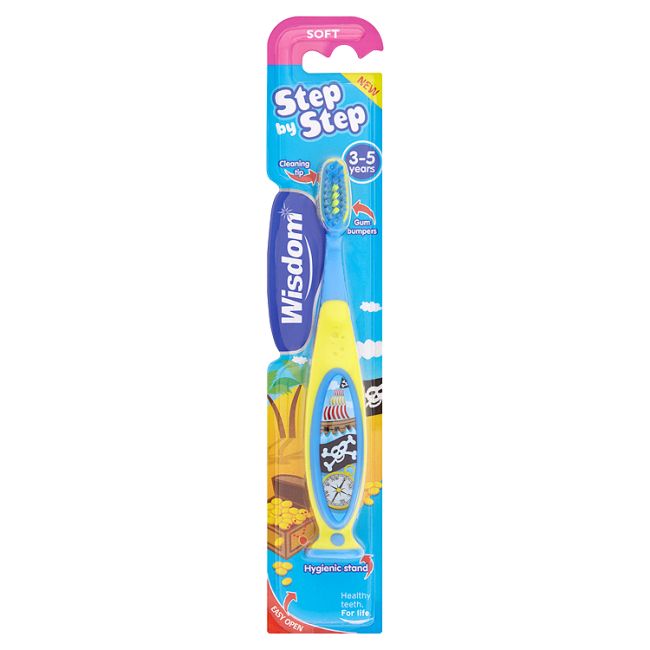 Wisdom Step By Step Kids 3-5 ToothBrush – Shams Shopping Centre