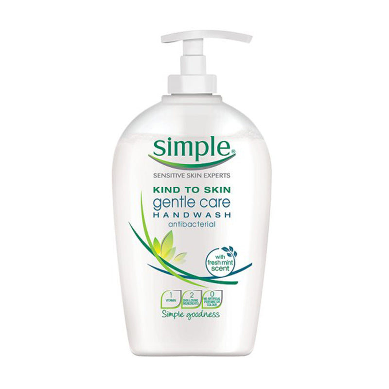 Simple gentle care handwash (with natural mint oil) 250ml – Shams ...