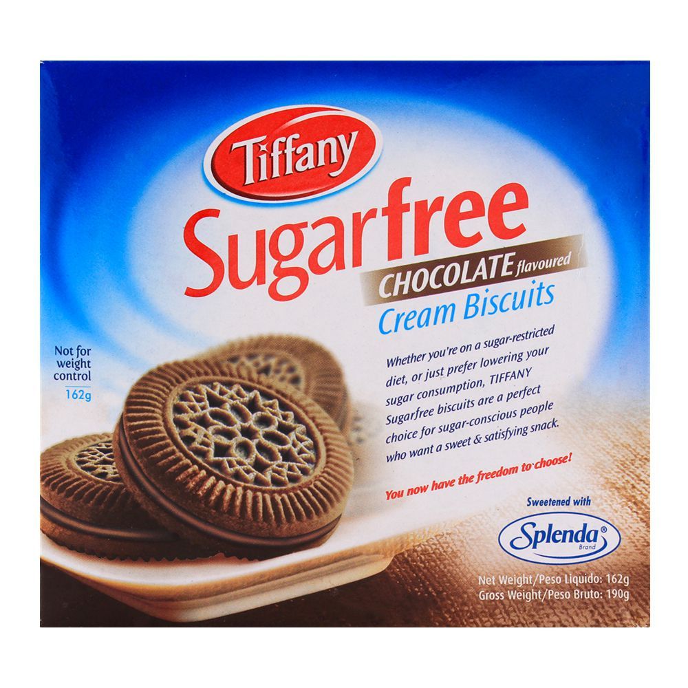Tiffany Sugar Free Chocolate Cream Biscuits 162 – Shams Shopping Centre