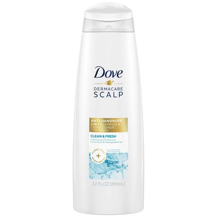 Dove Anti Dandruff Clean & Fresh 2 In 1 Shampoo & Conditioner 355ml ...