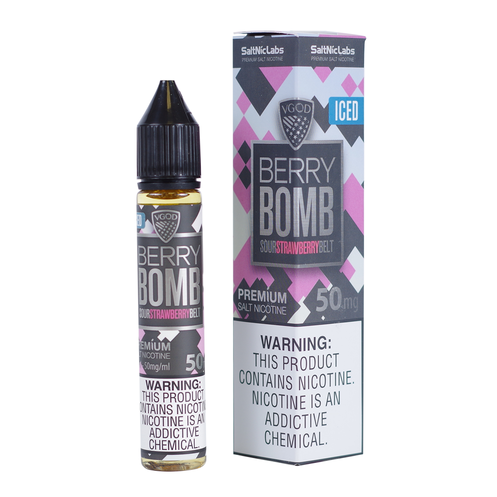 Saltnic Berry Bomb Sour Straberry Belt 30ML 50Mg – Shams Shopping Centre