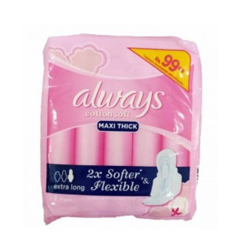Always Maxi Thick Extra Long 6pcs – Shams Shopping Centre