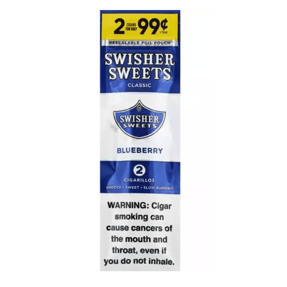 Swisher Sweets Cigarillos Blueberry 2pcs – Shams Shopping Centre