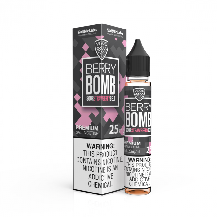 Saltnic Lab Lush Ice Berry Bomb Strawberry 25MG 30ML – Shams Shopping ...