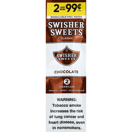 Swisher Sweets Cigarillos Chocolate 2pcs – Shams Shopping Centre